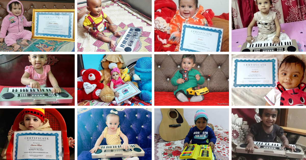 All Participants — CuteBabyVote Photo Contest (July 2022)